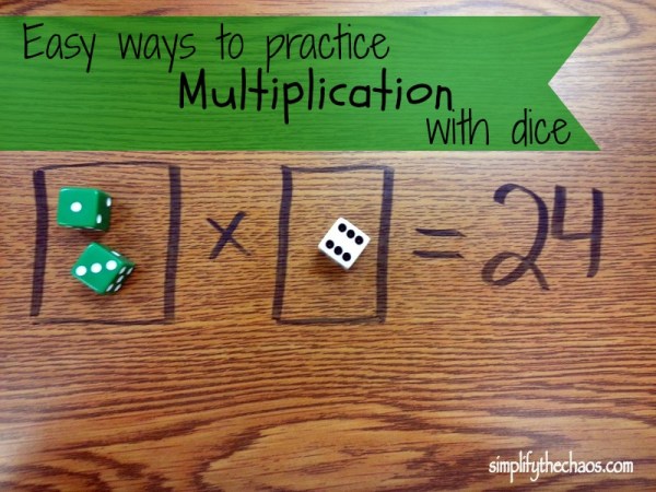 Teacher Tuesday: Dice Edition – simplify the chaos