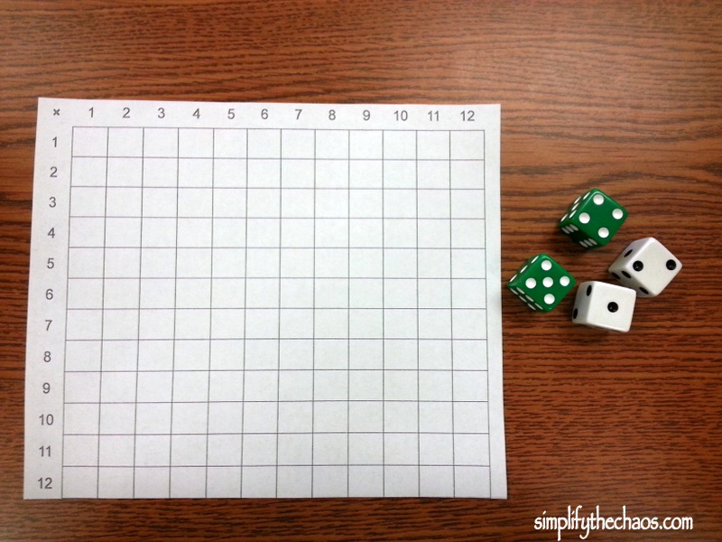 Teacher Tuesday: Dice Edition – simplify the chaos