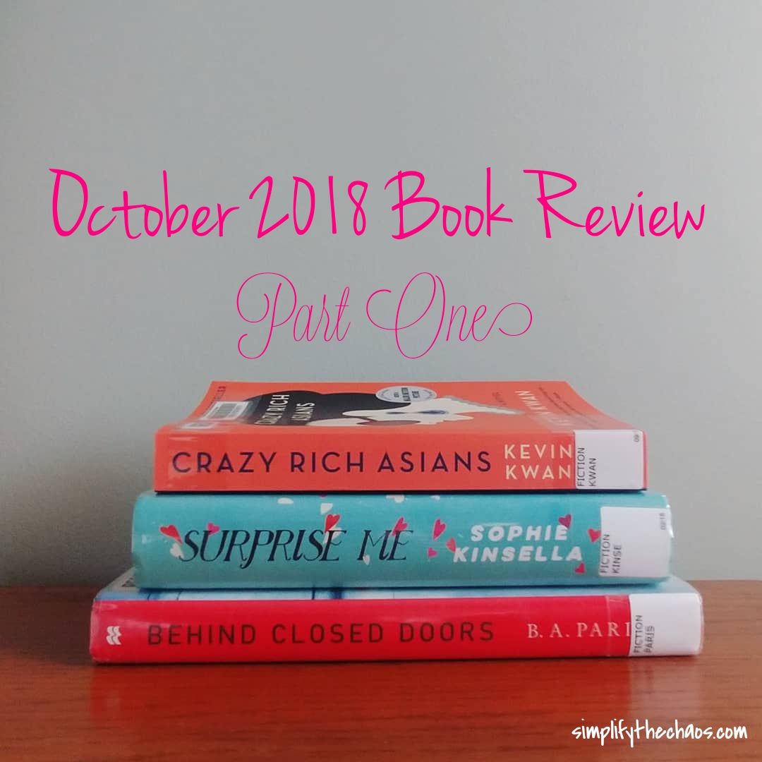 October 2018 Book Review {Part One} – simplify the chaos
