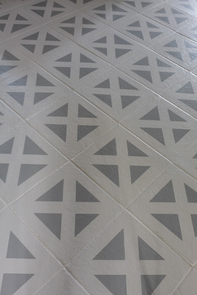 One Room Challenge Week 2: Updating Tile Floors with Paint – simplify ...