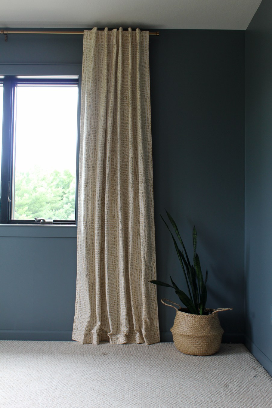 No-Sew Method for Hemming Curtains – simplify the chaos